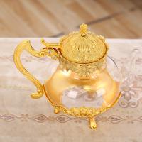 China 600ml Borosilicate Vintage Heat Resistant Glass Teapot for sale