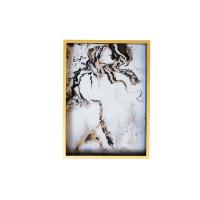 China FDA Restaurant Square Oil Painting Plate Tableware for sale
