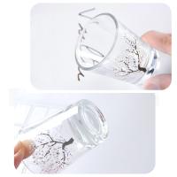 China Restaurant Lead Free Cold Color Changing Sakura Cup 100ml for sale