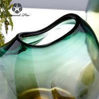 China Mouth Blown Nordic Artificial Decorative Glass Vases for sale