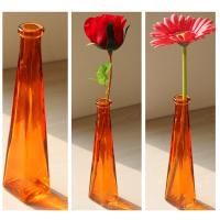 China Artificial Flower Infinity Vases Polished Crystal Glass Vases for sale