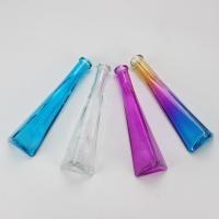 China Artificial Flower Infinity Vases Polished Crystal Glass Vases for sale