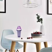 China High borosilicate Ice Cream Shaped Double Wall Glass Thermos Unbreakable for sale