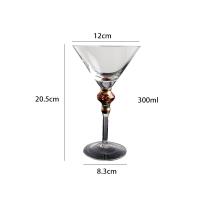 China Classic Clear Lead Free Crystal Red Wine Goblet Glasses 300ml for sale