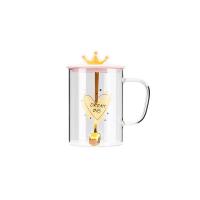 China Exclusive Eco Friendly Egg Shaped 15 OZ Drinking Glass With Lid for sale