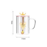 China Exclusive Eco Friendly Egg Shaped 15 OZ Drinking Glass With Lid for sale