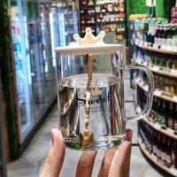 China Exclusive Eco Friendly Egg Shaped 15 OZ Drinking Glass With Lid for sale