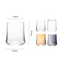 China Dainty household glass drinking cups that are heat-resistant and borosilicate for sale