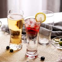 China Custom 340ml 460ml Luxury Delicate High Borosilicate Glass Beer Cup for sale