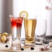China Custom 340ml 460ml Luxury Delicate High Borosilicate Glass Beer Cup for sale