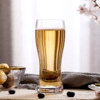 China Custom 340ml 460ml Luxury Delicate High Borosilicate Glass Beer Cup for sale