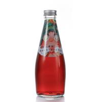 China 330ml Glass Drink Bottles Japanese Style Beverage Glass Bottles for sale