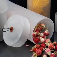 China 300ml 700ml 900ml 1100ml High Borosilicate glass tea jar Frosted Glass Storage Jar with Lid for sale