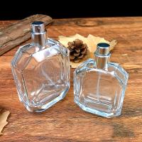 China Custom Luxury 50ml 100ml Square Spray Glass Perfume Bottle Perfume Packing bottle for sale
