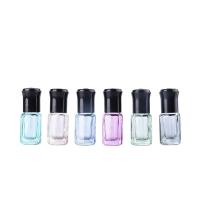 China 3ml Steel Roller Cosmetic Glass Bottles 6ml Glass Roll On Bottle Hot Stamping for sale