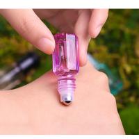 China 3ml Steel Roller Cosmetic Glass Bottles 6ml Glass Roll On Bottle Hot Stamping for sale