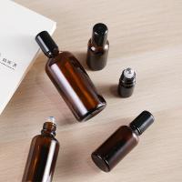 China Amber Essential Oils 10ml Perfume Roller Bottles With Screw Cap for sale