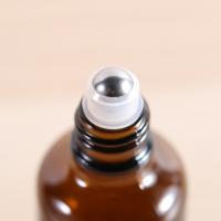China Amber Essential Oils 10ml Perfume Roller Bottles With Screw Cap for sale