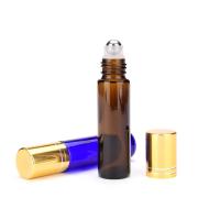 China 5ml Cosmetic Glass Bottles Glass Roll On Perfume Bottles for sale