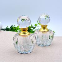 China Luxury 3ml Empty Crystal Essential Oil Bottle Hot Stamping Shockproof for sale