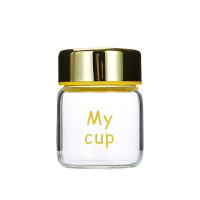 China 150ml 200ml Edible Glass Honey Jars Round Shape Custom Logo for sale