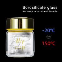 China 150ml 200ml Edible Glass Honey Jars Round Shape Custom Logo for sale