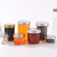 China 200ml 300ml Mason Glass Storage Jars Eco Friendly Standard Packing for sale