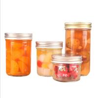 China 200ml 300ml Mason Glass Storage Jars Eco Friendly Standard Packing for sale