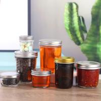China 200ml 300ml Mason Glass Storage Jars Eco Friendly Standard Packing for sale