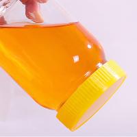 China Clear Custom 500ml 1L Empty Glass Jars Dia 6.3cm For Honey for sale