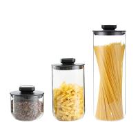 China Kitchen Decorative Bean Borosilicate Glass Jars 500ml 1000ml 1800ml for sale