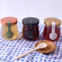 China Penguin Shaped Sealed Pickles Glass Honey Jars 200ml Glass Jam Jars for sale
