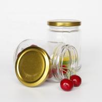 China Wide Mouth 16oz 500ml Round Glass Jar For Peanut Butter Jam for sale