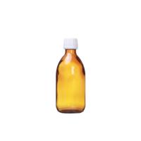 China 8oz 16oz Amber Glass Drinking Bottles 500ml Glass Vodka Bottles With Cork Caps for sale