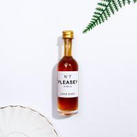 China 50ml Mini Glass Wine Bottles Whiskey Glass Bottles With Aluminum Lids for sale