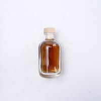 China 100ml 500ml Frost Clear Gin Wine Glass Bottles With Wooden Cork for sale