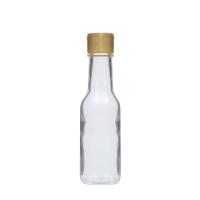 China 90ML 150ML Glass Olive Oil Bottle Transparent Sauce Packing Glass Bottles for sale