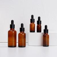 China Essential Oil Cosmetic Glass Bottles 5ml 15ml With Dropper for sale