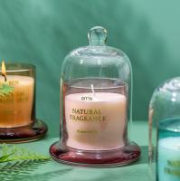 China Aromatherapy Party Glass Candle Holder Home Decoration Christmas Candle Jar for sale