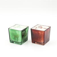 China Reed Diffuser Luxury Scented Glass Candle Holder With Customized Logo for sale