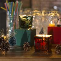 China Reed Diffuser Luxury Scented Glass Candle Holder With Customized Logo for sale