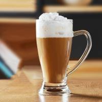 China Cadmium Free Borosilicate Glass Coffee Cup 290ml 385ml Personalized Glass Cup for sale
