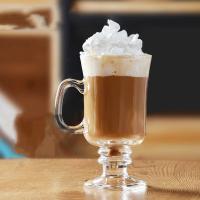 China Cadmium Free Borosilicate Glass Coffee Cup 290ml 385ml Personalized Glass Cup for sale