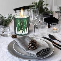China Luxury Glass Candle Holder 150ml 200ml Glass Candle Jar For Home Decoration for sale