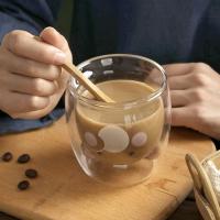 China 200ml Cartoon Borosilicate Personalized Glass Cup For Bar for sale