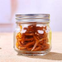China 750ml 1000ml Round Glass Storage Jar With Airtight Lids for sale