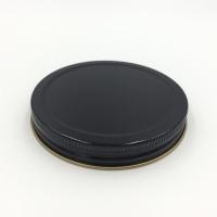 China Clear Mini Cookie Glass Canister Jar With Black Airtight Lids for sale