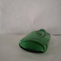 China 100ml 200ml Green Empty Glass Wine Bottles Screw Lid Sealing for sale