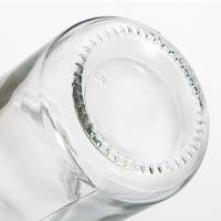 China 350ml 450ml Honey Glass Packaging Jars With Metal Lid for sale