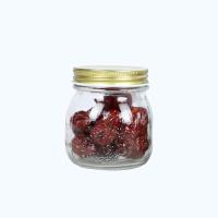 China 300ml 1L Empty Round Honey Jam Glass Pickle Jar With Smooth Mouth for sale